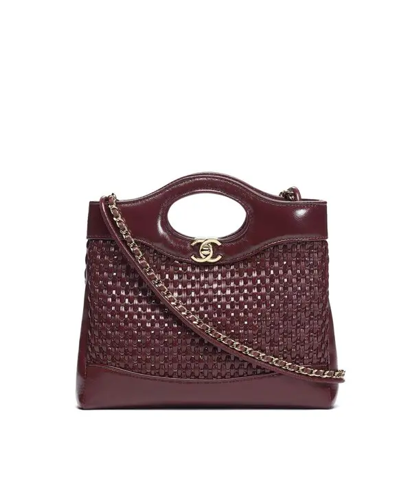 Chanel 31 Mini Shopping Bag - Dark Burgundy | Editorialist